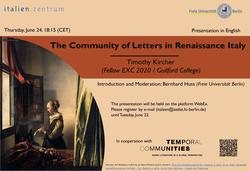 Timothy Kircher (Fellow EXC 2020/Guilford College): The Community of ...